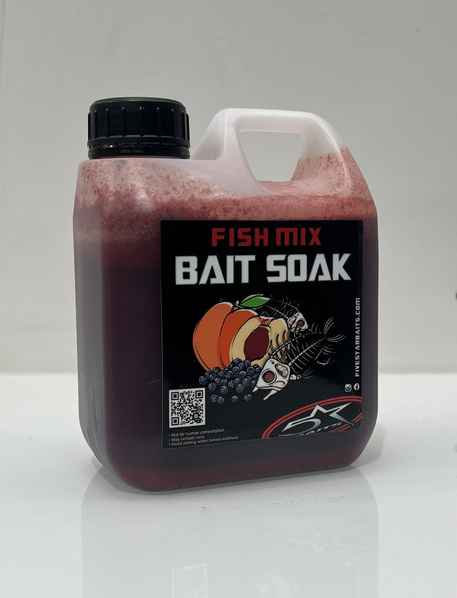 FISH MIX Bait Soak | FIVE STAR BAITS – Five Star Baits