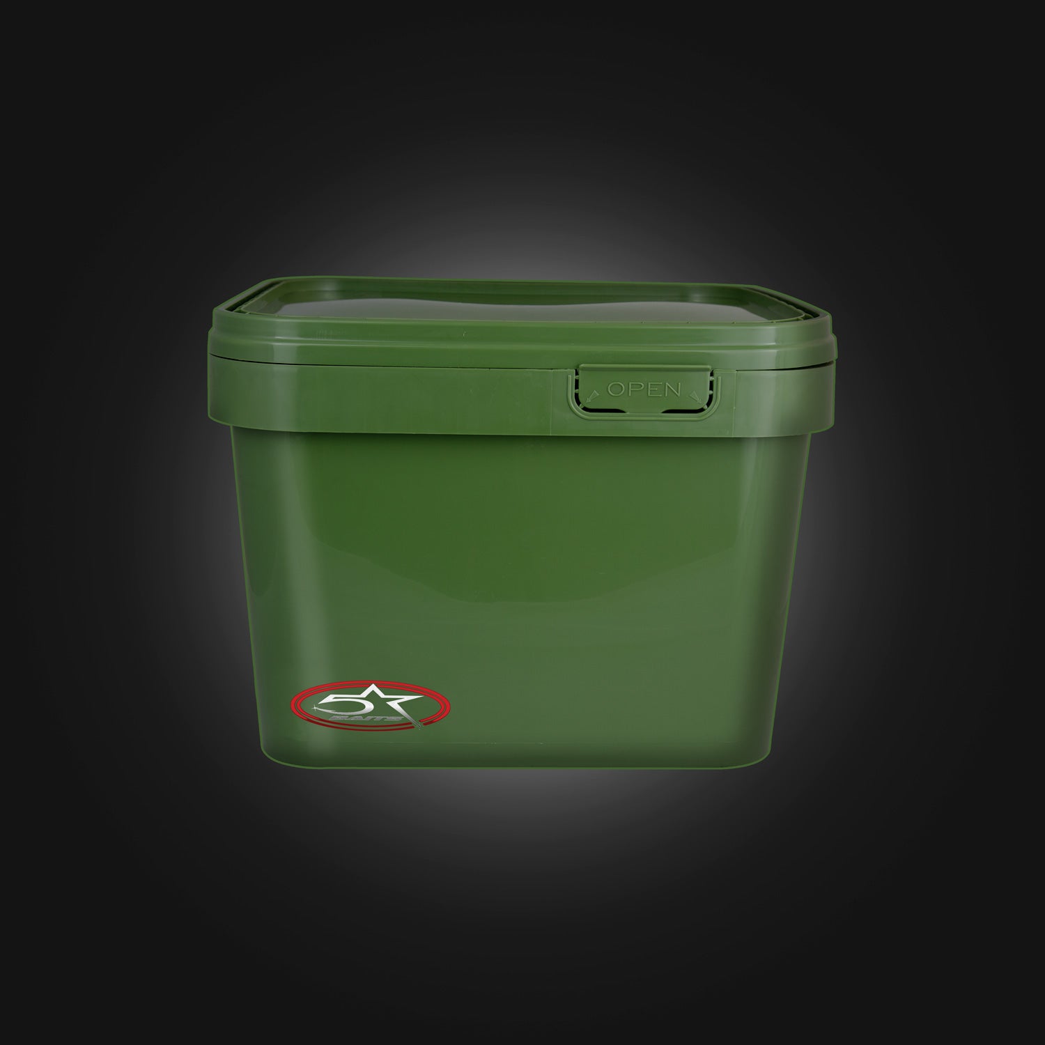 Square Bucket, Green | FIVE STAR BAITS – Five Star Baits